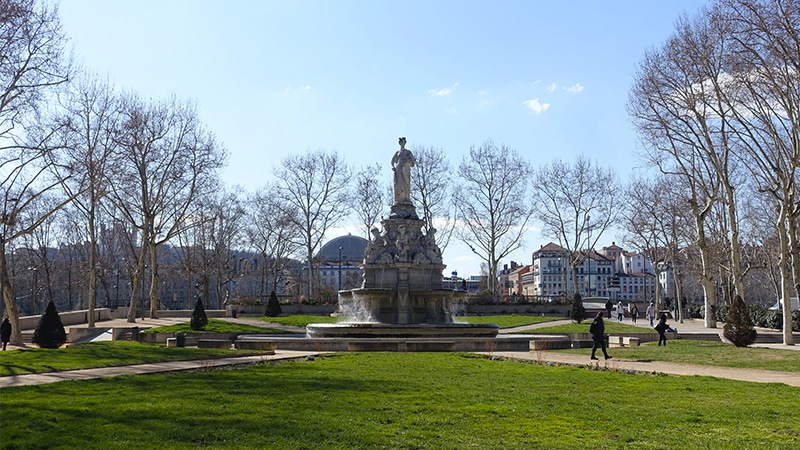 The 6th arrondissement of Lyon, famous district for the Parc de la Tête ...